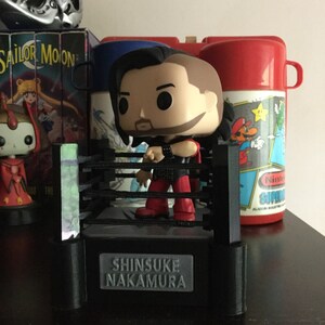 Funko Pop WWE AEW NJPW Wrestling Ring Display Stand Custom Base/ Cake ...