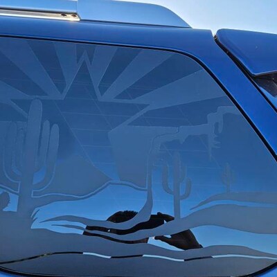 Fits 2018-2023 Subaru Crosstrek Rear Side Windows Daisy Floral Flowers ...