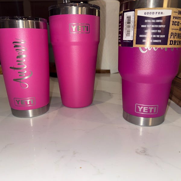 Yeti Rambler Tumbler 30 Oz Personalized Customized Rare Colors - Etsy