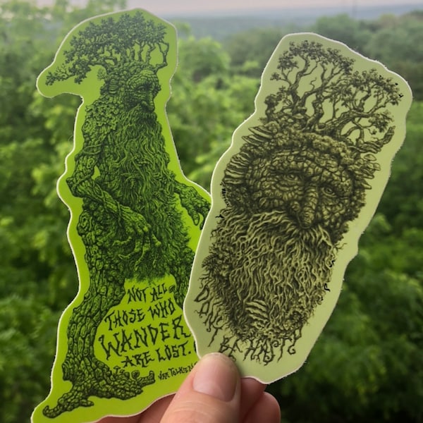Wandering Ent Art Sticker - Etsy