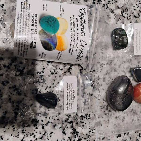 Beltane Crystal Set, Belatine Crystal Kit, Crystals for the Pagan Wheel ...