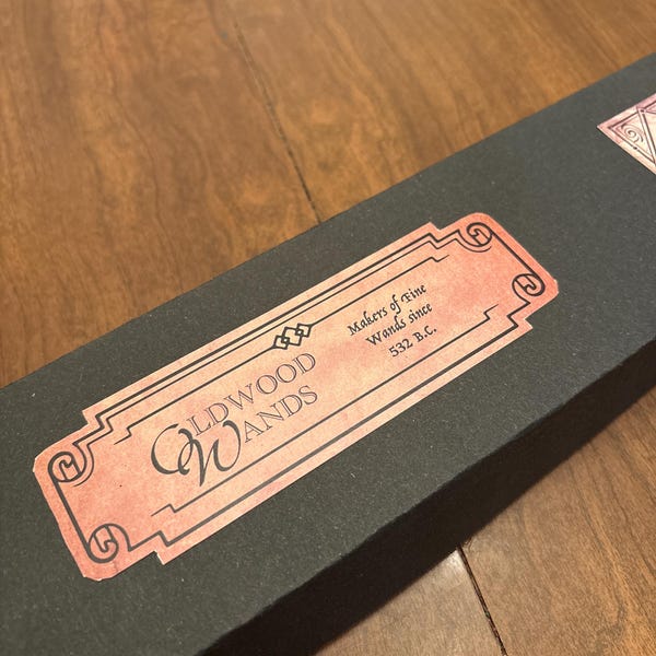 Wizard Magic Wand Stickers Labels | Printable Label | Digital File ...