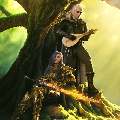 Custom Fantasy Character Art Dnd Character Commission Concept Art RPG ...