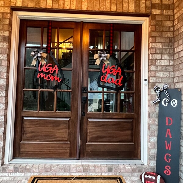 Go Dawgs Wooden Word Sign Georgia UGA Wreath - Etsy