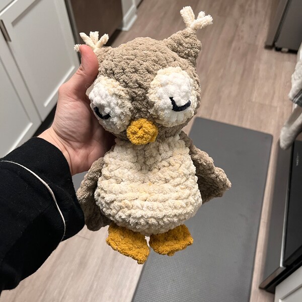 Pattern: Oakley the Owl Snuggler Pattern, Crochet Owl, Crochet Pattern ...