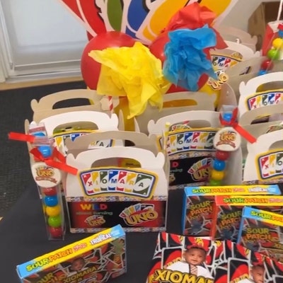 Uno Gable Boxes, Party Favor Boxes, Favor Boxes, Treat Boxes, Uno ...