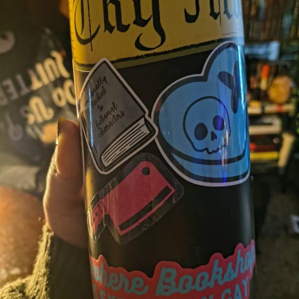 Pink Meat Cleaver Sticker, Butcher and Blackbird Inspired Sticker ...