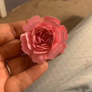 Rolled Rose Paper Flower SVG Digital File for Cricut & Silhouette - Etsy