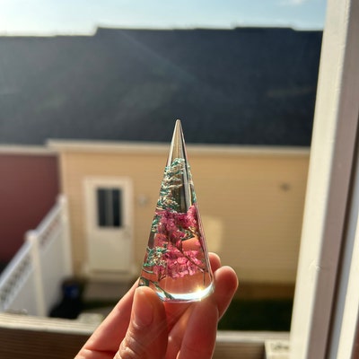 Floral Resin Small Hexagon Ring Holder, Home Décor, Jewelry Holder - Etsy