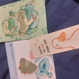 Duck Bookmark You're on This Page Cute Bookmark - Etsy