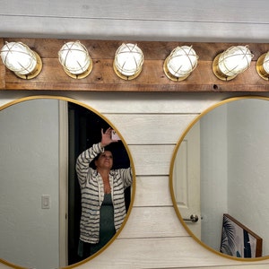 The SEA CAPTAIN Nautical Beach Vanity Light - Etsy