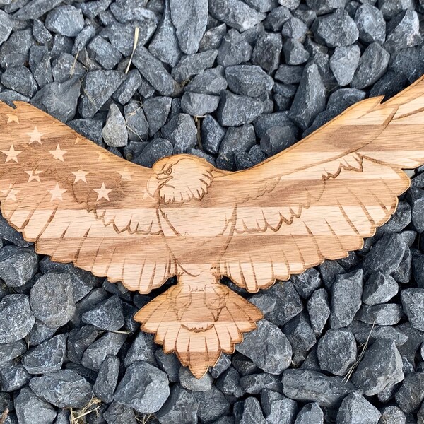 Faded Eagle SVG + Ai Laser Cut Files -- INSTANT DOWNLOAD - Etsy