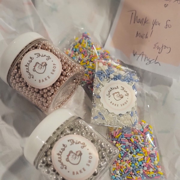 Sprinkles Gift Set | Sprinkle Gift Box | Nonpareil Sprinkles - Etsy