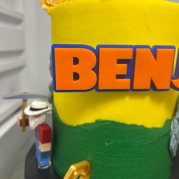 Custom Roblox-themed Acrylic Name Tag, Kids Name Keychain, Lunch Box ...