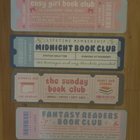 Fantasy Readers Book Club Bookmark Fantasy Reader Bookmark Fantasy ...