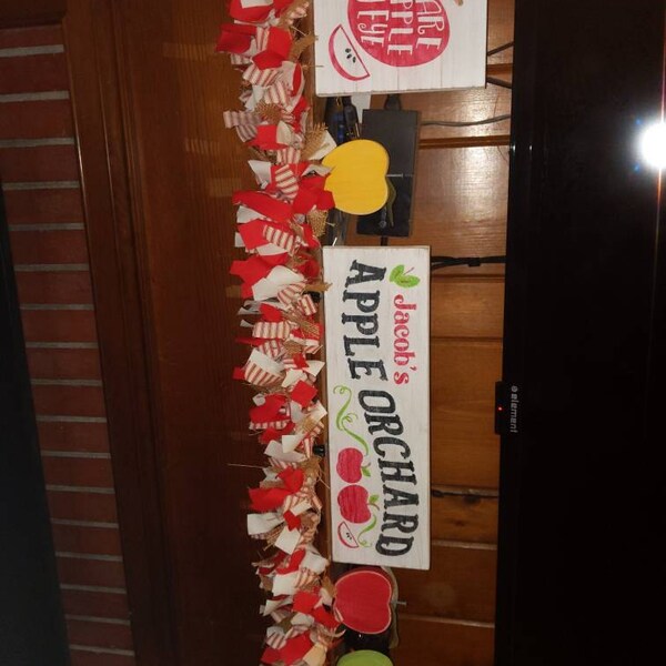 Custom Apple Orchard Sign, Wood Apple Sign, Apple Decor, Apple Orchard ...