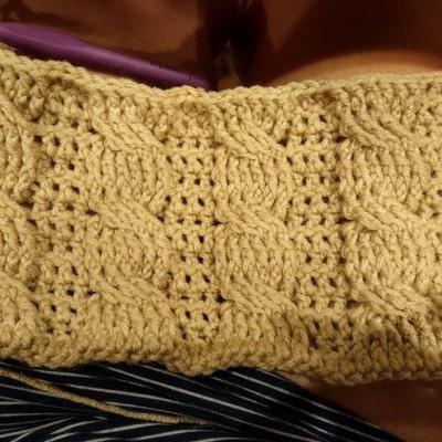 PATTERN, Crochet Swaddle Pattern, Cable Crochet Pattern, Crochet Infant ...