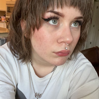 Rose Gold Mouse Belly Button Ring CZ Crystal Dainty - Etsy