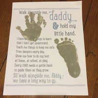 Father's Day Gift - Walk Alongside Me, Daddy Poem - Printable ...