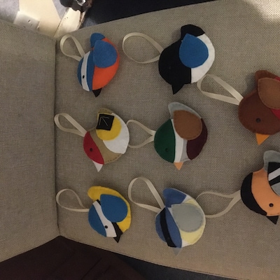 Make Your Own Felt British Birds Garland Kit. Craft Kit With Materials ...