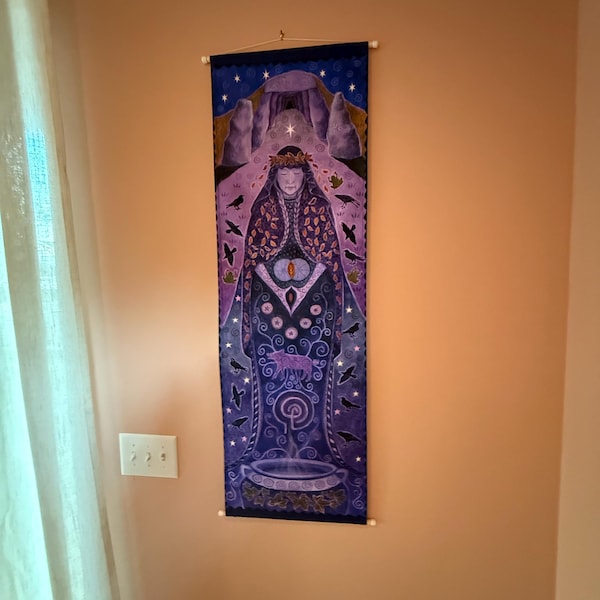 Luna Moon Hare at Winter Solstice - Limited Edition Print by Wendy ...