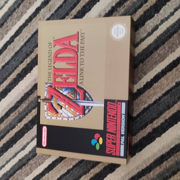 SNES Box: Zelda - A Link to the Past [UKV] - Etsy