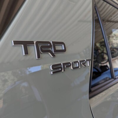 Premium Cast Vinyl Decal Letters for 2021-2024 4runner TRD SPORT ...