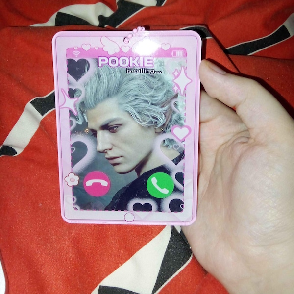 Pookie is Calling Photocard Holder Keychain - Etsy