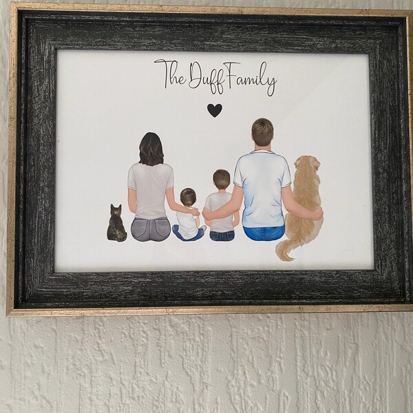 Personalised Family Print | Home Gift | Family Prints | Personalised ...
