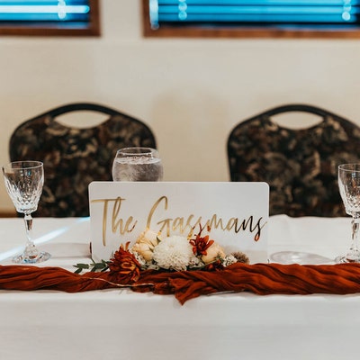 Wedding Head Table Sign Sweetheart Table Sign 3D Couples Sign - Etsy