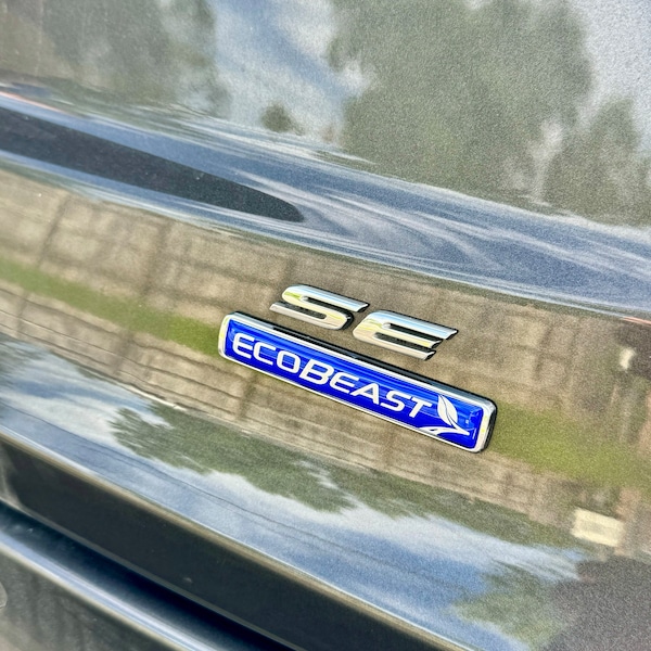 Gel Coated (domed) FORD ECOBEAST Emblem Overlays Ecoboost Eco Boost ...
