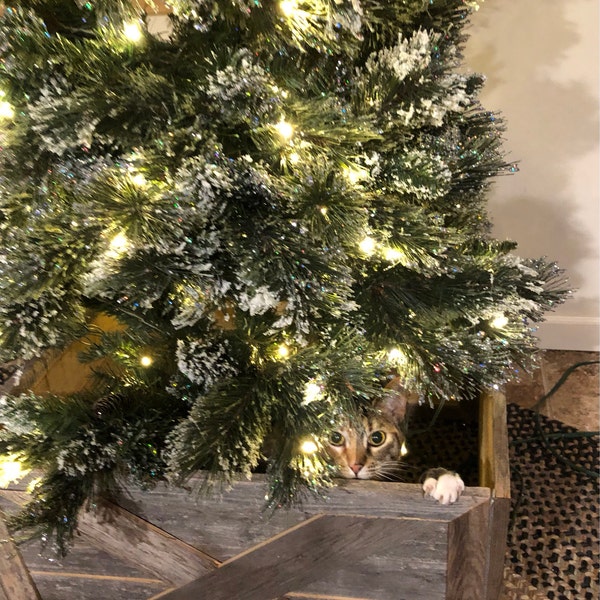 Barnwoodusa | Christmas Tree Collar | Wood Tree Skirt | Variation ...