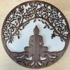 Buddha Meditation Under Tree Wall Art, Laser Cut File, Wall Hanging ...