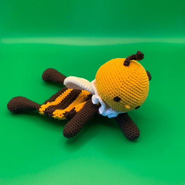 Bee Lovey Blanket Pattern. Snuggler Crochet Toy. - Etsy