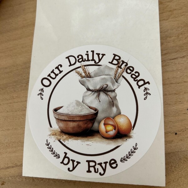 Personalized Homemade Bakery Labels || Custom Baking Stickers || Baked ...