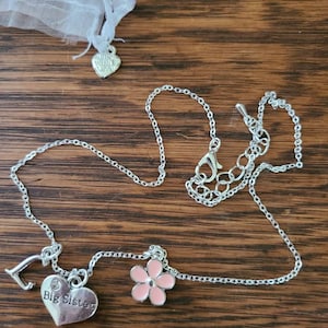 Personalized Big Sister Necklace for Girl Big Sister Gift From New Baby ...