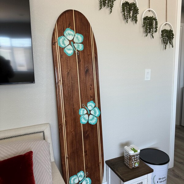 Surfboard Wall Art Beach House Decoration Ocean Decor Surf Beach Decor ...