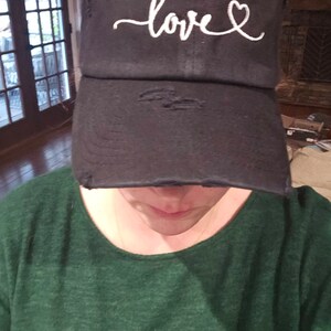 Embroidered Summer Dad Hat-embroidered Distressed Beach Hat-sweet ...