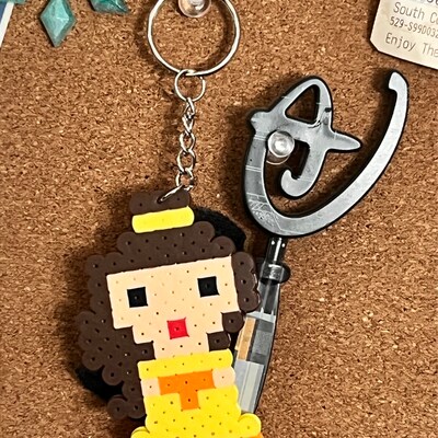Any 2 Keychains, SAVE by Bundling, Handmade, Perler Bead Keychain, Fuse ...