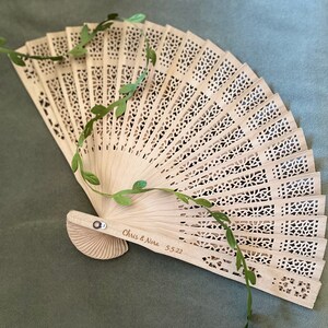 Personalized Wedding Fans Custom Wedding Fans Intricately - Etsy
