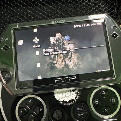 Custom Transparent Blue Sony PSP 1000 Console Mint Condition - Etsy