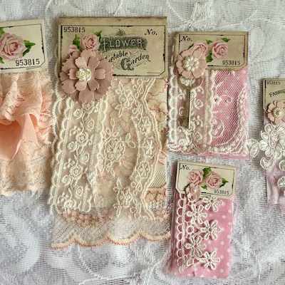 Vintage Sample Cards Digital Set, Printable, for Junk Journal Ephemera ...