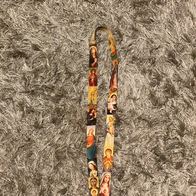 Jesus Christ Catholic Lanyard Son of God ID Badge Holder Roman ...