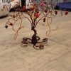 Magnolia Tree Wedding Cake Topper Wire Tree Sculpture With White ...