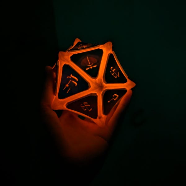 Glowing Dwarven Dice Tower Includes LED & Battery - Etsy