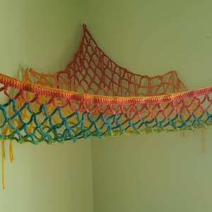 CROCHET PATTERN: Extra Large Stuffed Animal Squishmallow Corner Hammock ...