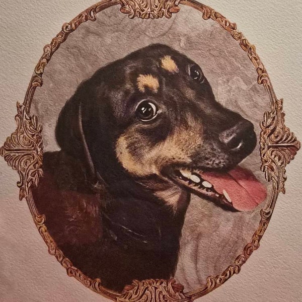 Three of Solemn Swords Embroidered Art - Etsy