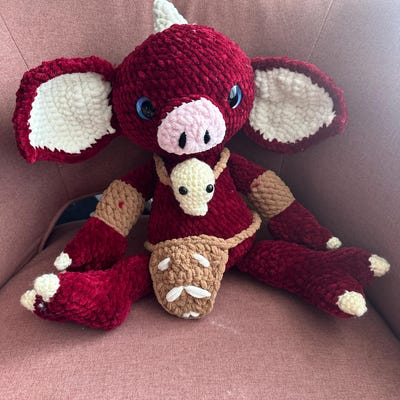 DIGITAL PDF 2in1 Big Top Rabid Rabbit Crochet Pattern Amigurumi ...