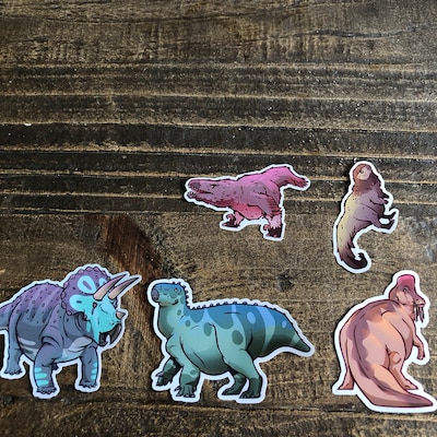 Cretaceous Chonkers Mosasaurus, Original Art, Dye Cut, Hand Cut, Vinyl ...