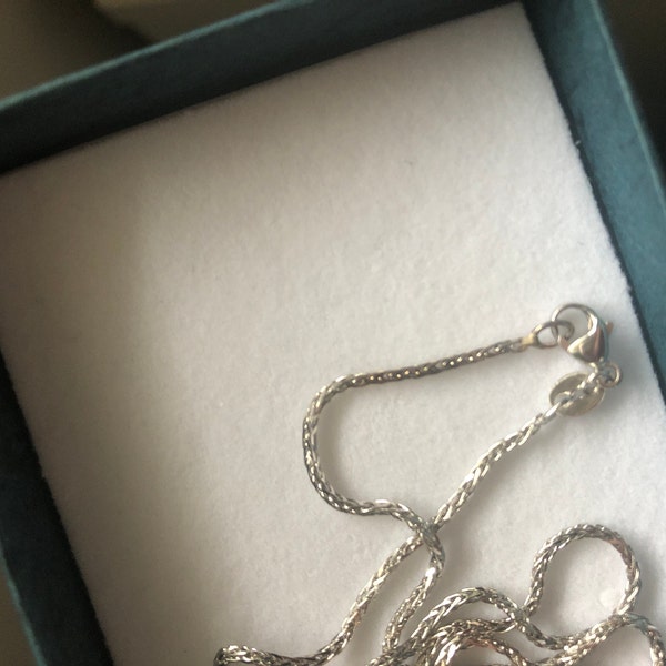 Solid Platinum Chain, Genuine Solid Platinum Chain, 1.5mm Diamond-cut ...